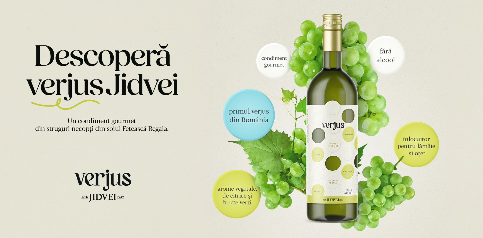 Verjus Jidvei - Primul Verjus Produs în România