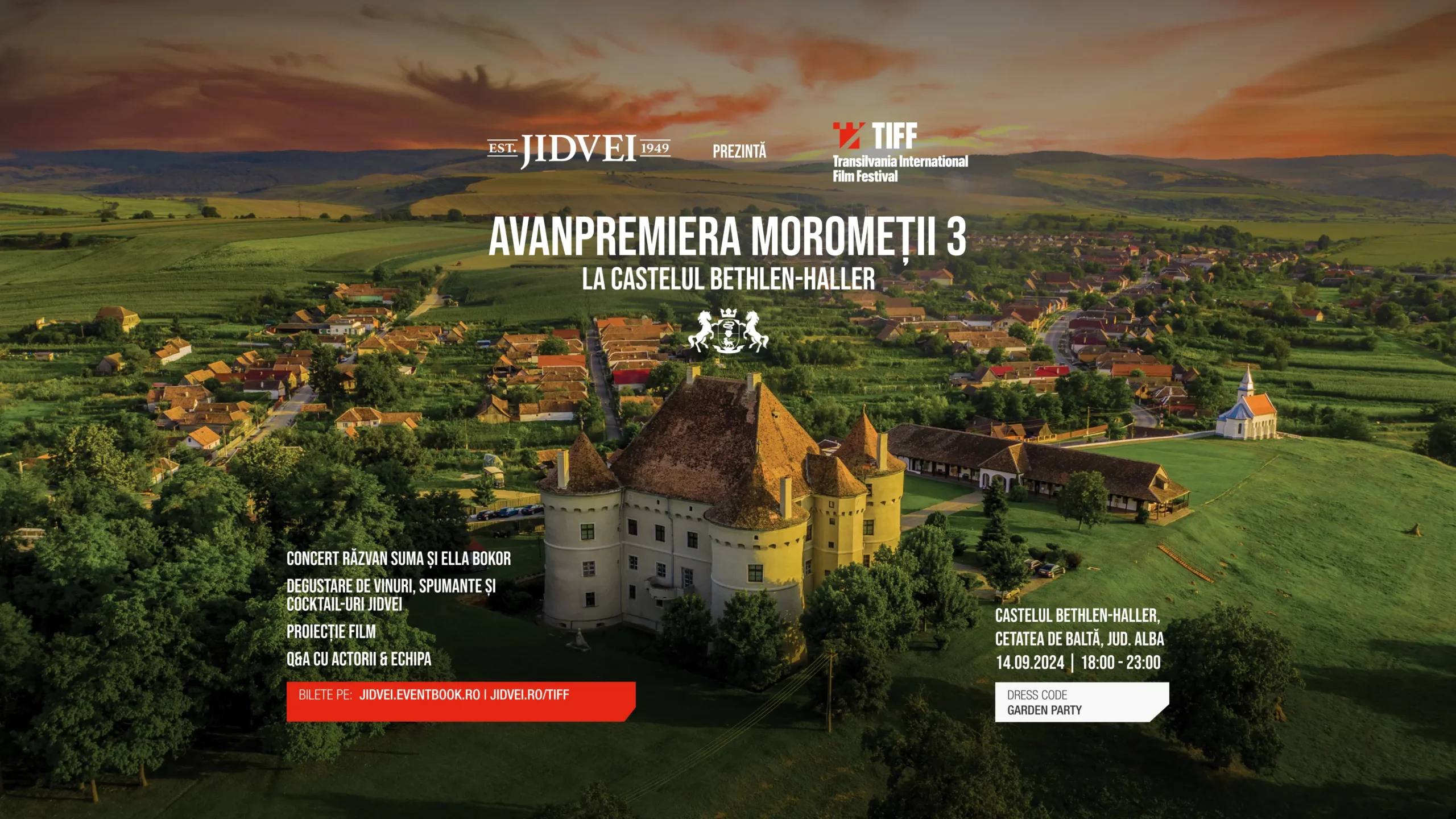 Jidvei prezintă TIFF la Castel Bethlen-Haller - Moromeții 3